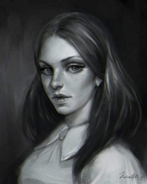 Bw Girl By Junica Hots On Deviantart