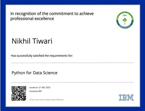 completed python for data science course nikhil tiwari posted on the