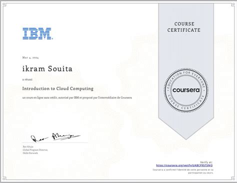 Ikram Souita On Linkedin Cloudcomputing Certification Techskills