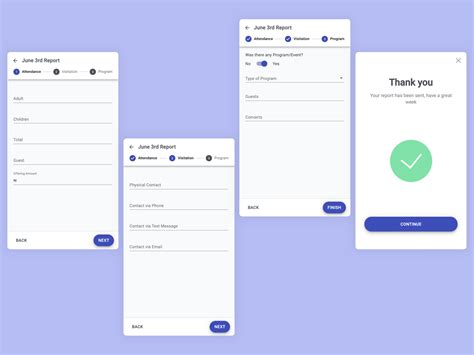 Mobile Form Steppers By Oluwatobi Alonge On Dribbble