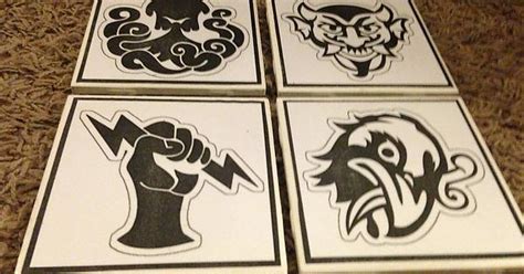 Handmade Bioshock Infinite Vigor Themed Coasters Courtesy Of My Lovely