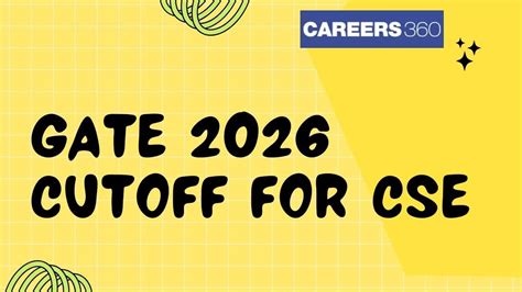 GATE CSE Cutoff Computer Science And Engineering Qualifying Marks