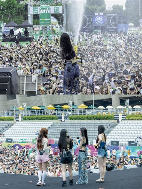 트리플에스 뜨거운 여름 속 빛난 청량 감성…워터밤 서울 2023 장식