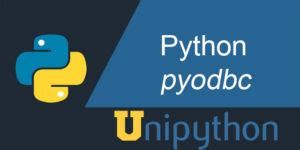 Acceso a Bases de Datos desde Python con pyodbc Cursos de Programación de a Experto
