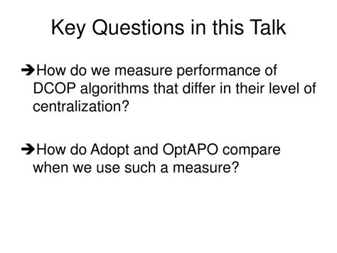Ppt Impact Of Problem Centralization On Distributed Constraint