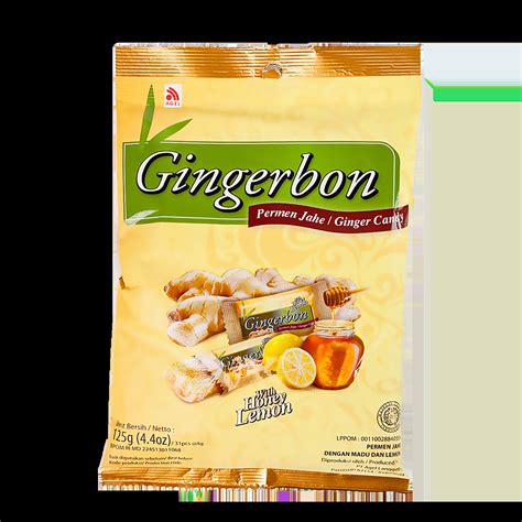 Gingerbon Ginger Candy With Honey Lemon 100g Tjins Toko