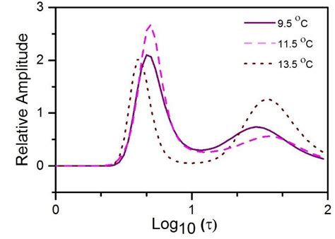 Distribution Of Probe Rotational Correlation Times For The Low