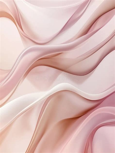 Soft Flowing Waves Of Pastel Colors Create A Serene And Calming Atmosphere In Modern Design