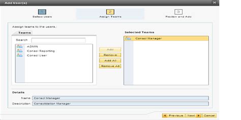 Sap Bpc Sap Epm Bpc 10 0 Consolidation User Authorization
