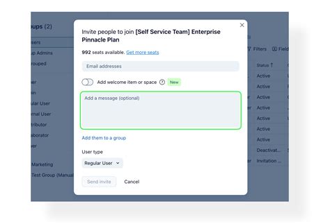 Bring Back Option To Include A Personal Message For Inviting Users Wrike Help Center