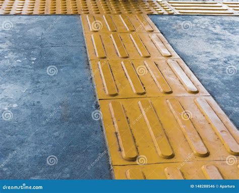 Detectable Warning Surface Paver Stock Image 210249991