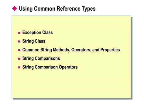 Ppt Module 8 Using Reference Type Variables Powerpoint Presentation