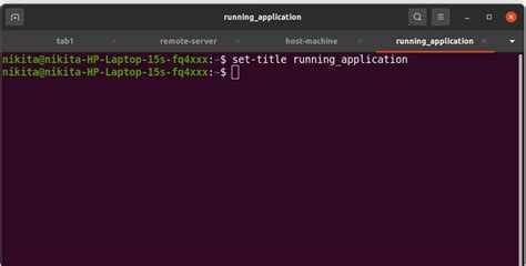 Linux Hacktheshell Linuxlife Howtosetterminalortabname Terminal Linuxhacks Nikita Gupta