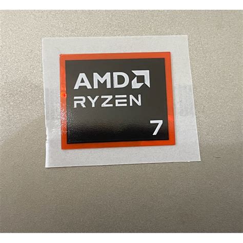 Jual Sticker Stiker Logo Amd Ryzen Th Gen Original Thn Terbaru Shopee Indonesia