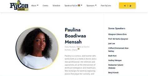 Paulina Boadiwaa Mensah Md On Linkedin Pycon