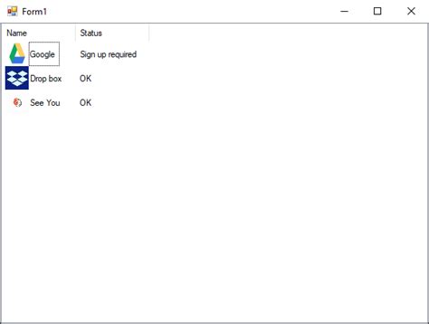 C Winforms Listviewitem Image Not Showing Stack Overflow