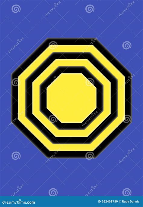 A Graphic Design In The Shape Of A Honeycomb Stock Illustration Illustration Of Orange Line
