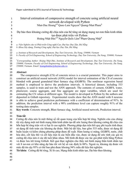 Pdf Interval Estimation Of Compressive Strength Of Concrete Using Artificial Neural Network