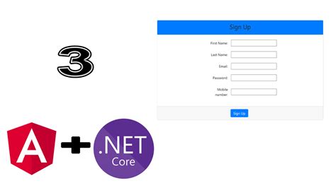 Angular With ASP Net Core Tutorial Part Sign Up Form Learn Technologies
