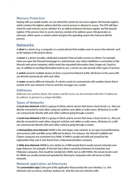 Fit1047 Exam Notes Fit1047 Introduction To Computer Systems Networks And Security Monash