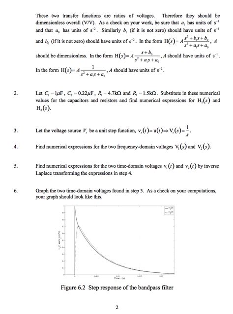 Solved Laboratory Complete Circuit Response Using Chegg