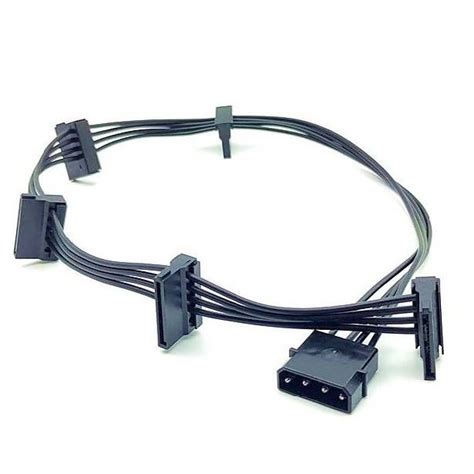 Кабель кабель Переходник Molex 5 х Sata купить по низкой цене в интернет магазине Ozon