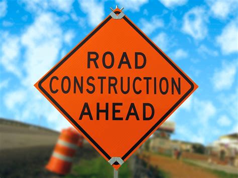 Road Construction Ahead Signs