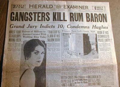 1928 Chicago Newspaper Headline Prohibition Gangster Joseph Martino