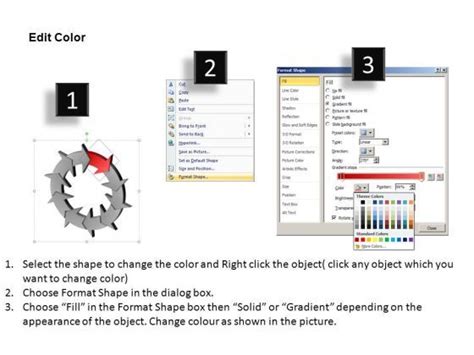 PowerPoint Design Business Success Process Circular Arrows Ppt Slides