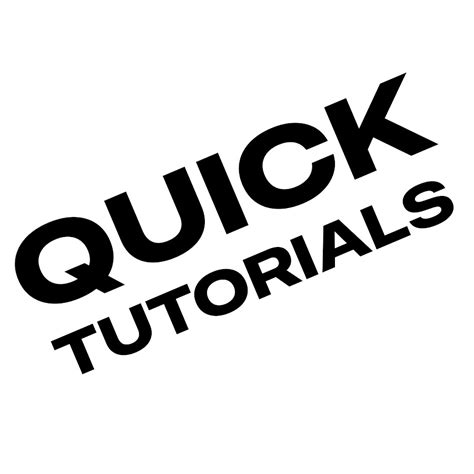 Quick Tutorials Youtube