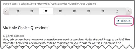 16 Bookmarking Course Content — Open Edx Learners Guide Eucalyptus Release Documentation