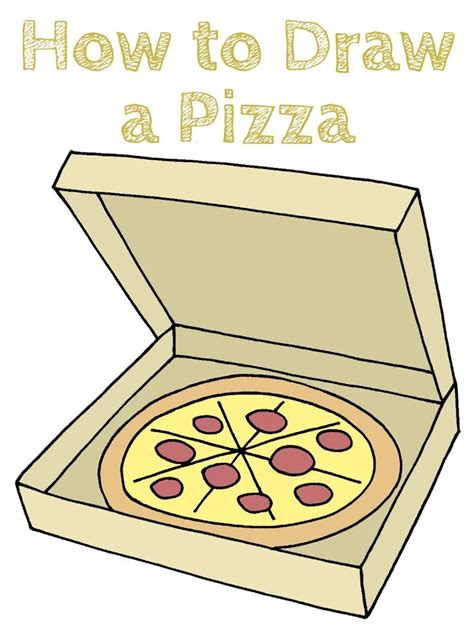 Pizza Drawing Tutorial Pizza Drawing Drawing Tutorial Sketch Instagram