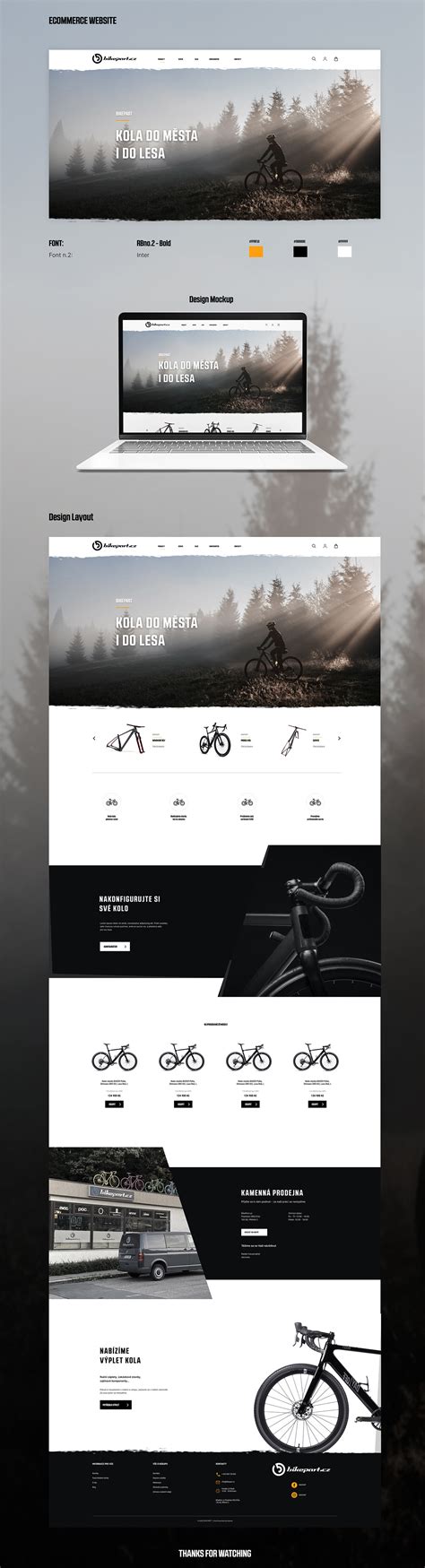 Website Ecommerce Bicycle On Behance