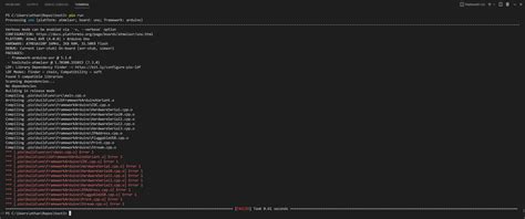 Unable To Compile Empty Project Platformio Ide Platformio Community
