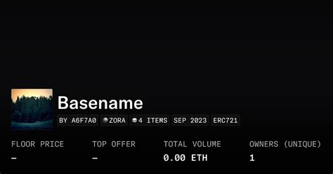 Basename Collection Opensea