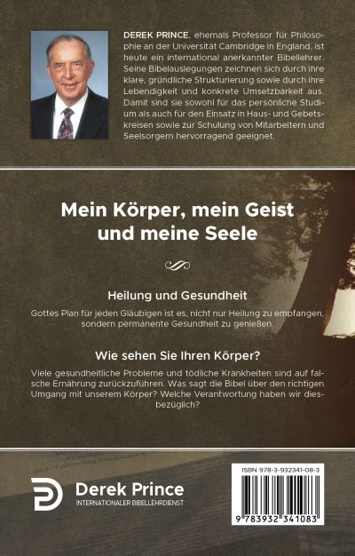 Mein K Rper Mein Geist Und Meine Seele Derek Prince Ministries Schweiz