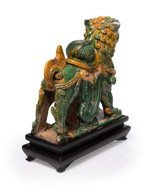 Ming Dynasty Buddhist Lion Figure Strauss And Co