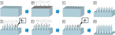 Schematic Of The Fabrication Process A After Cleaning The Diamond