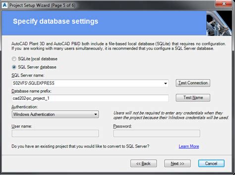 Solved Sql Server Plant 3d Project Autodesk Community