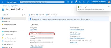 Using Azure Ad As Keycloak Identity Provider User Docs