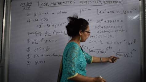Csir Net Mathematics Exam Dec 2016 Solution Youtube