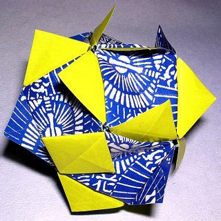 ひらひらユニット 色違い モジュラータイプ ユニット折り紙 ギャラリー origamio