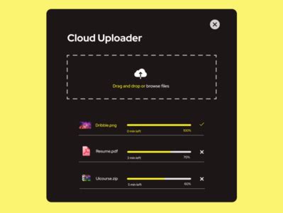 File Upload UI Daily UI By Aryan Tripathi On Dribbble