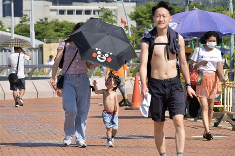 酷熱天氣天文台下午錄34 7度再破今年最高溫 上水元朗均逾37度 星島日報