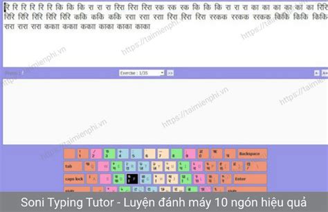 Download Soni Typing Tutor 6 1 63 5 1 62 Nâng Cao Tốc độ đánh Máy