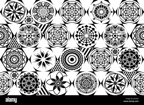 Universal Different Vector Seamless Patterns Tiling Endless Texture Can Be Used For Wallpaper
