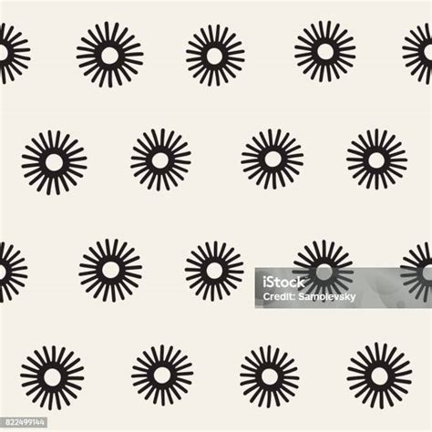 원활한 햇살 벡터 도형 자유형 패턴입니다 둥근 붓으로 추상적인 배경입니다 손으로 그린 텍스처 0명에 대한 스톡 벡터 아트 및 기타 이미지 Istock