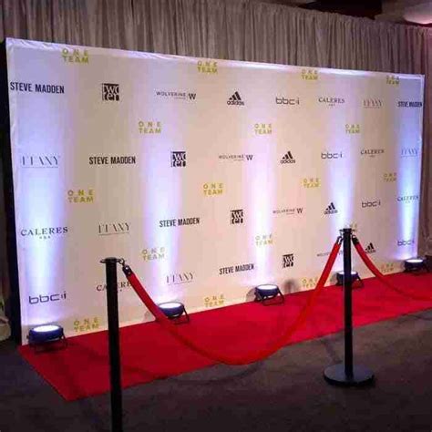 Printed Backdrop Flexy Banner Octanorm Shell Scheme Excoban