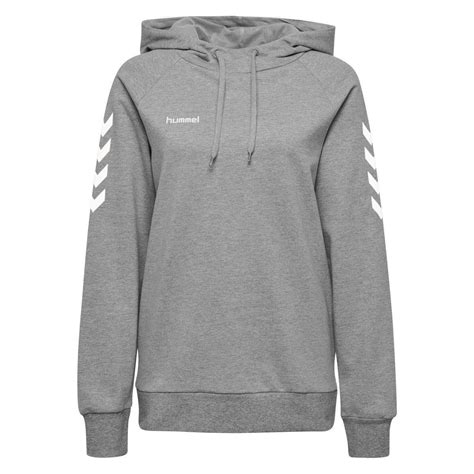 Hummel Hmlgo Cotton Hoodie Woman Grey Melange 203510 2006 3746