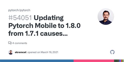 Updating Pytorch Mobile To 180 From 171 Causes Dimension Out Of Range” Error In The
